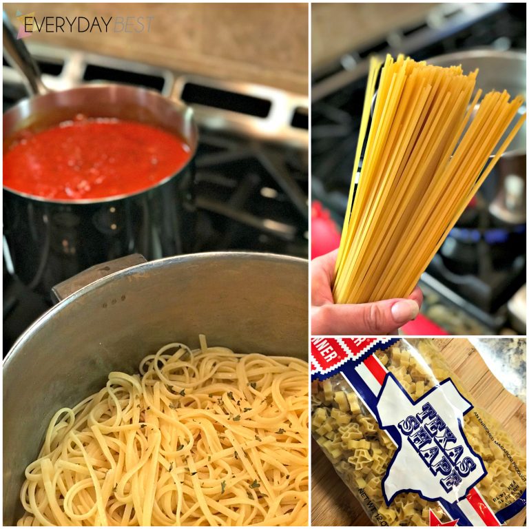 Pasta With Football Shaped Meatballs - Everyday Best