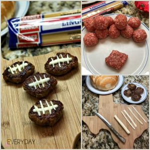 Pasta With Football Shaped Meatballs - Everyday Best