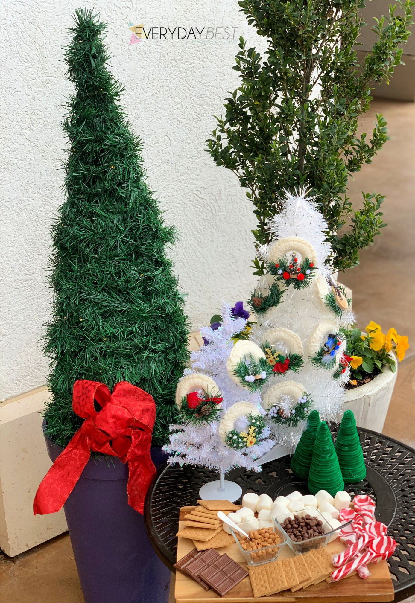Dollar Store - Christmas Decor Topiary Trees - Everyday Best